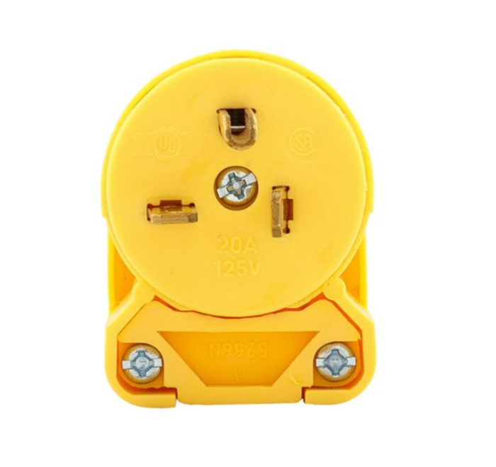 Supplies Depot: Cooper-Eagle 4409AN-BOX 20A 125V 2P3W Angle Plug