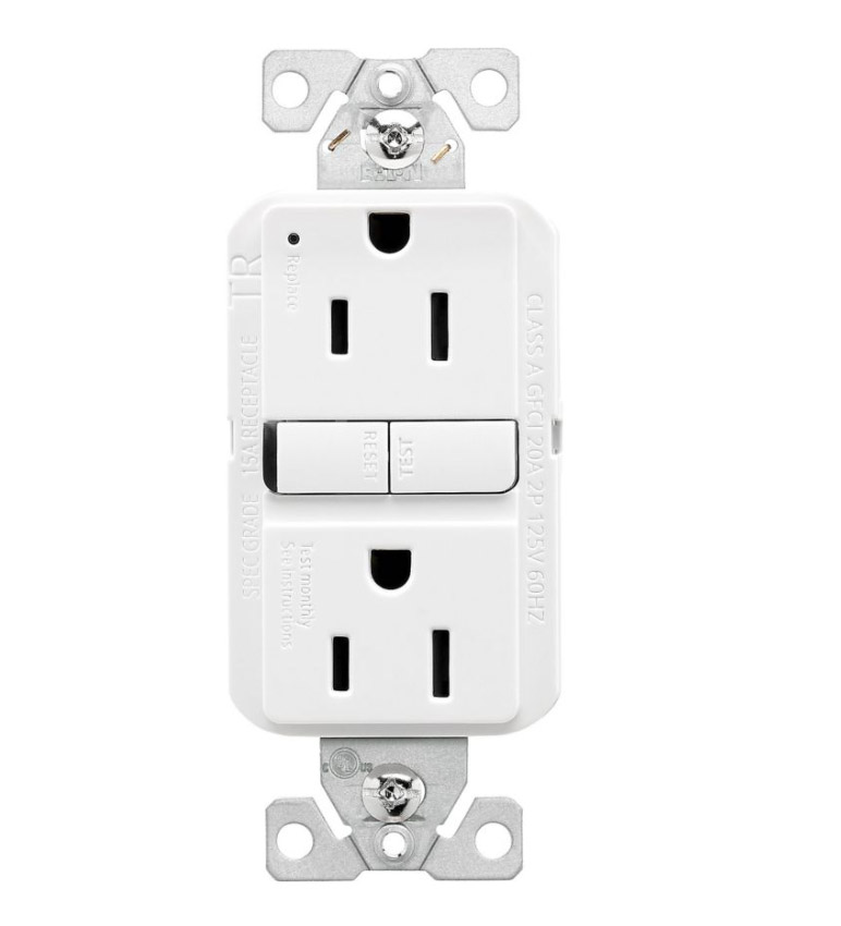 Supplies Depot: Cooper-Eagle TRGF15W 15A 125V Receptacle in White