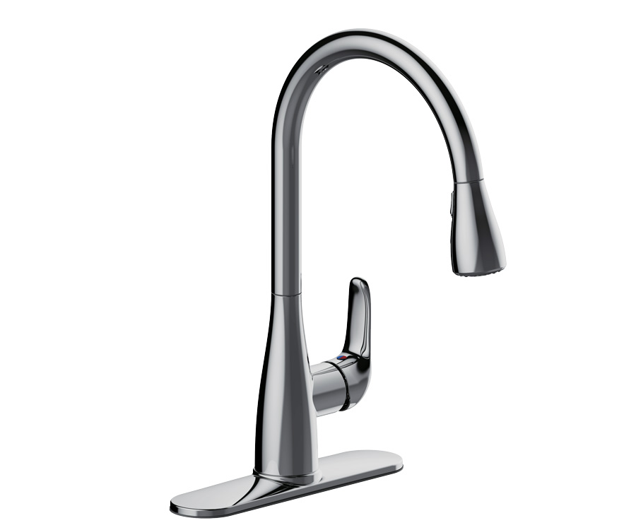 Supplies Depot: Matco-Norca LV-151SS Single Handle Pulldown Kitchen Faucet