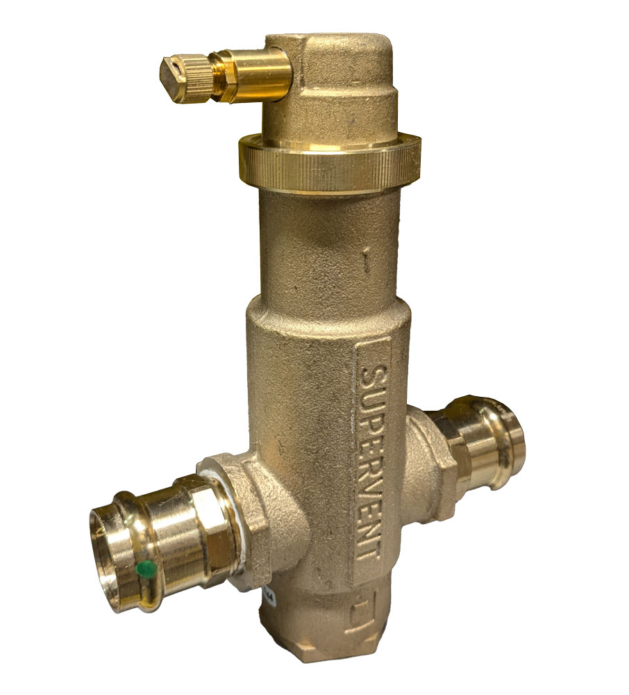 Supplies Depot: Resideo PV100P 1 inch ProPress SuperVent Air Eliminator