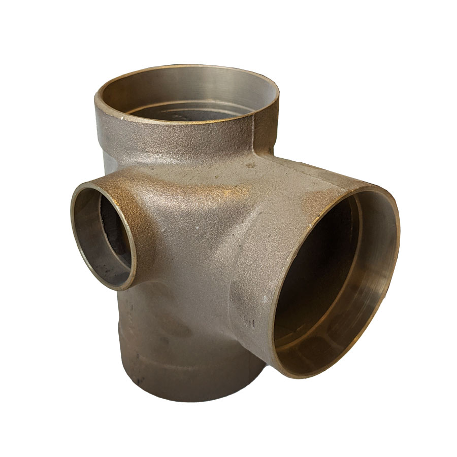 Supplies Depot: 3 x 3 x 3 x 1-1/2 inch DWV Tee with Left Side Inlet