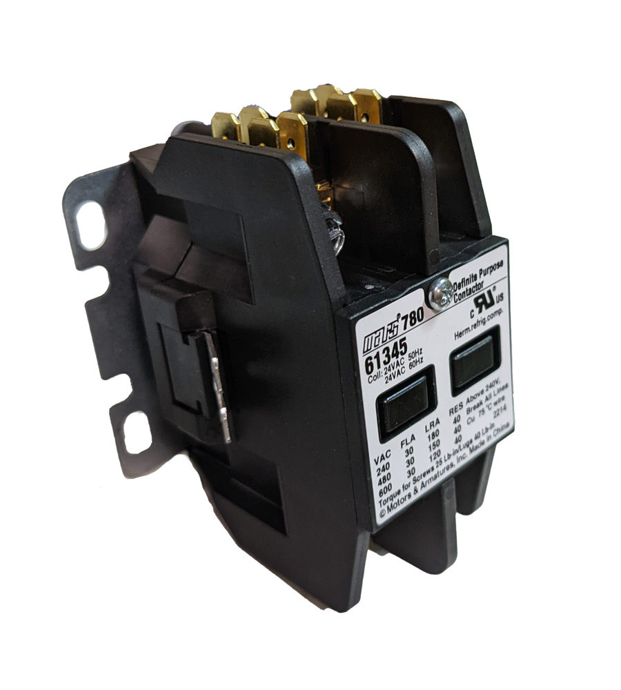 Hn51kc024 Contactor Holdwell 2 Pole 30A 24V Definite Purpose Contactor ...