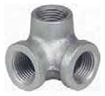 Supplies Depot: 3/4 inch Galvanized Steel Malleable Iron Stub-Out 90
