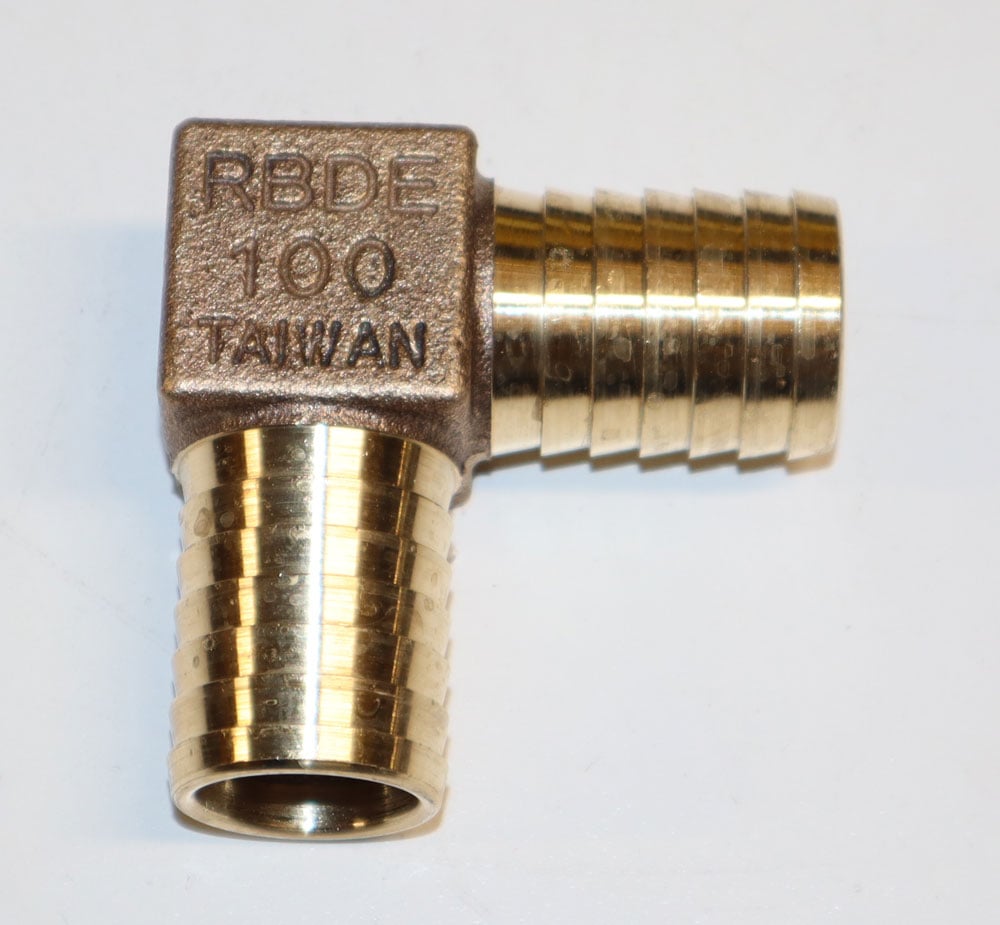 Supplies Depot: Merrill RBDE100 1 inch Brass Insert 90 Elbow