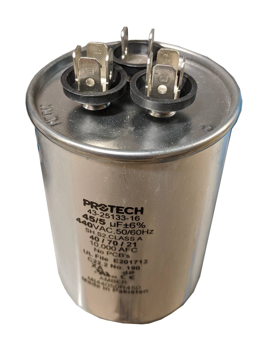 Supplies Depot: Rheem 43-25133-16 Capacitor - 45/5/440 Dual Round