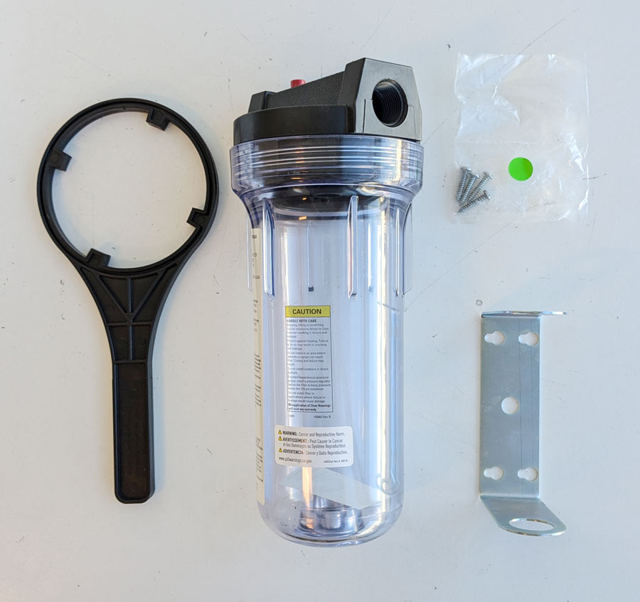 Supplies Depot: Pentair 152018 WC34-PR 3/4 inch Standard Clear Housing ...