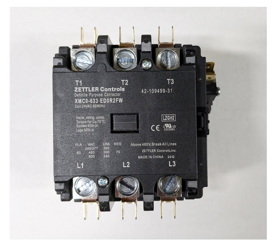 Supplies Depot: Rheem 42-109499-31 60A 3-Pole Contactor