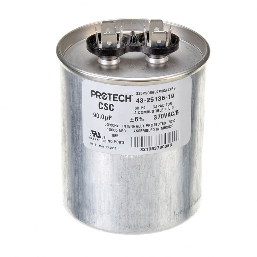 Supplies Depot: Rheem 43-25136-19 Capacitor - 90/370 Single Round