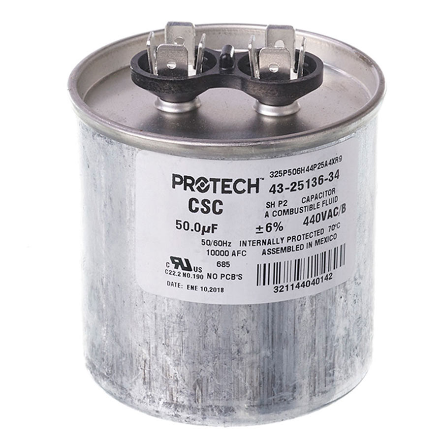 Supplies Depot: Rheem 43-25136-34 Capacitor - 50/440 Single Round