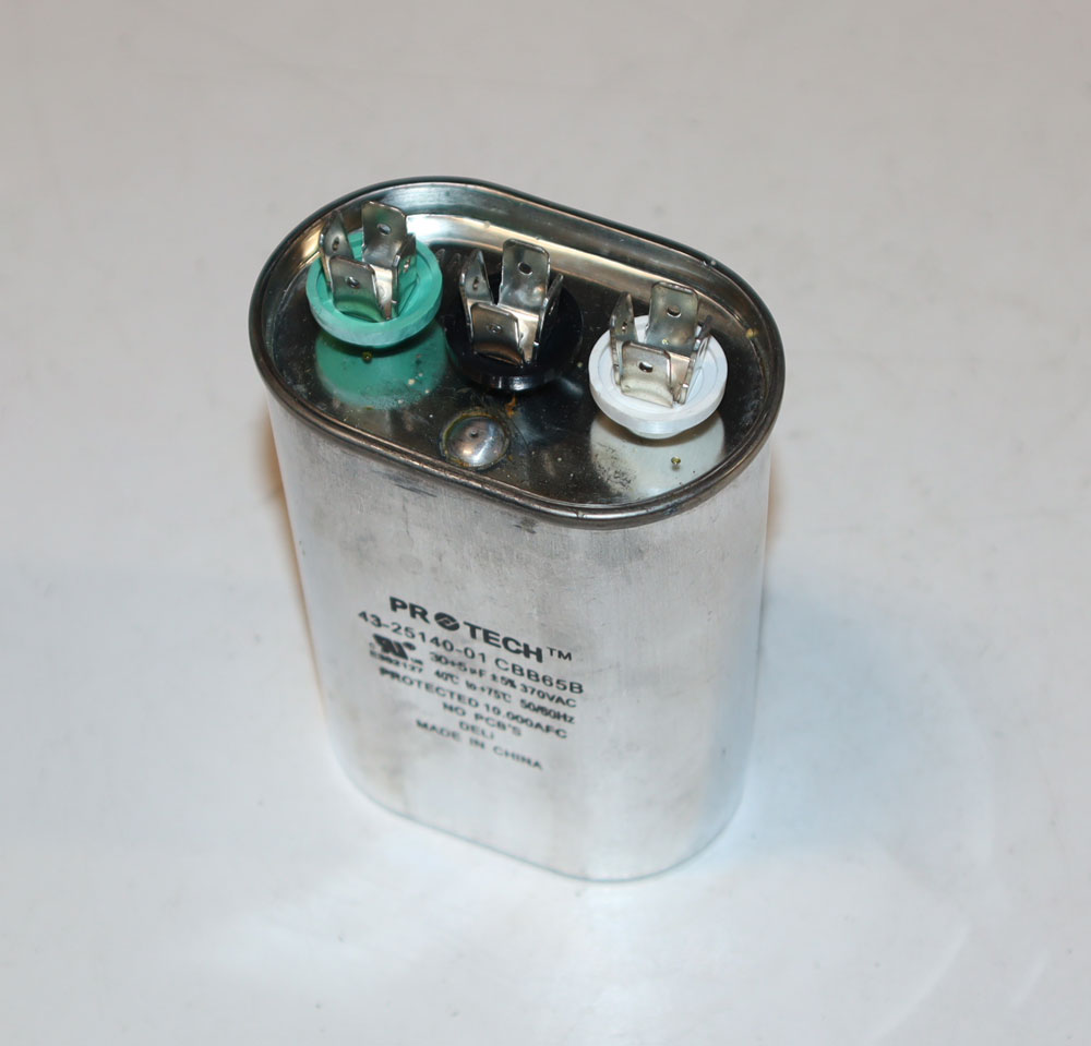 Supplies Depot: Rheem 43-25140-01 Capacitor - 30/5/370 Dual Oval