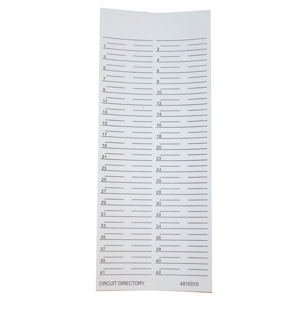 Supplies Depot: Siemens ECCP1 42-Circuit Directory