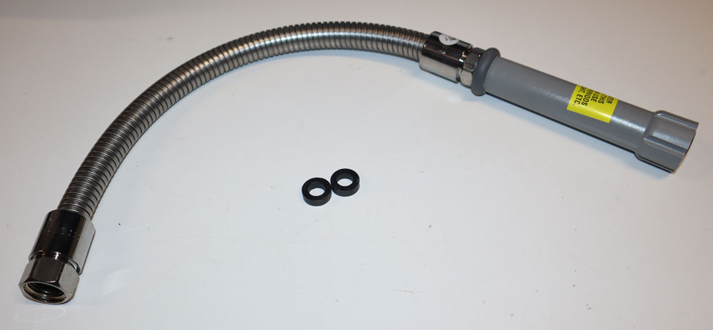 Supplies Depot: T&S B-0020-H 20 inch Flexible Stainless Steel Hose
