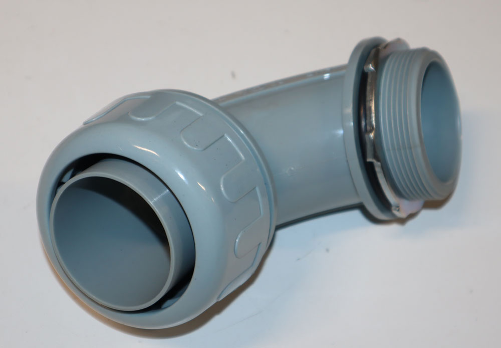 Supplies Depot: Topaz P496 2 inch 90D Nylon Liquidtite Connector